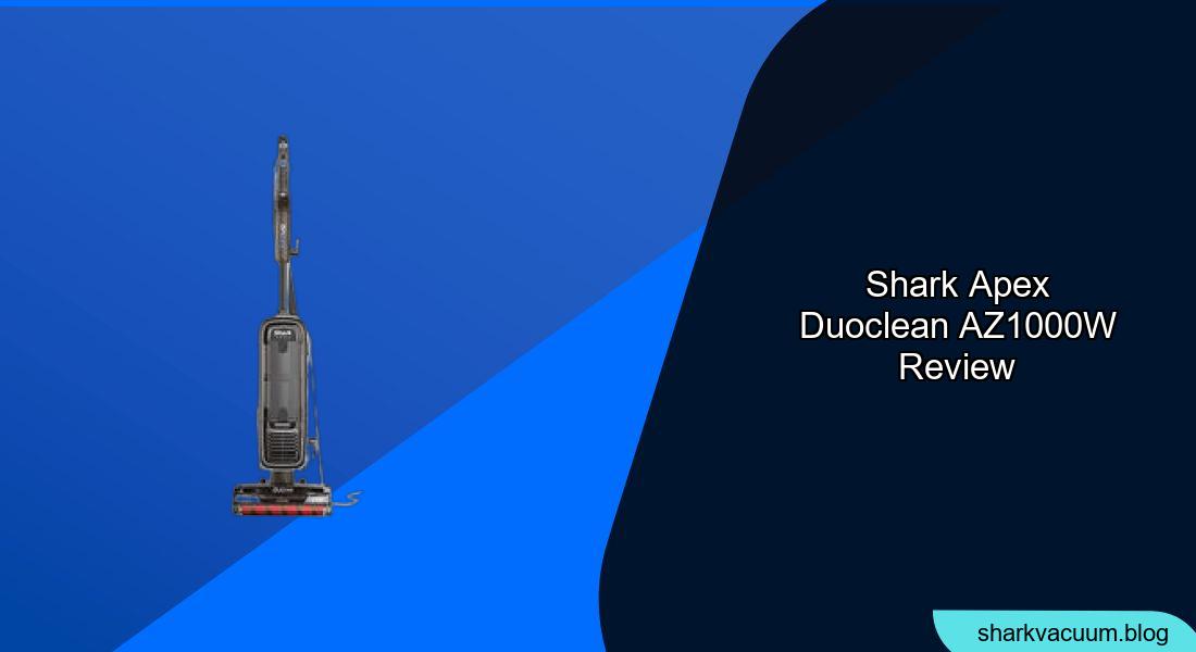 Shark Apex DuoClean AZ1000W Review