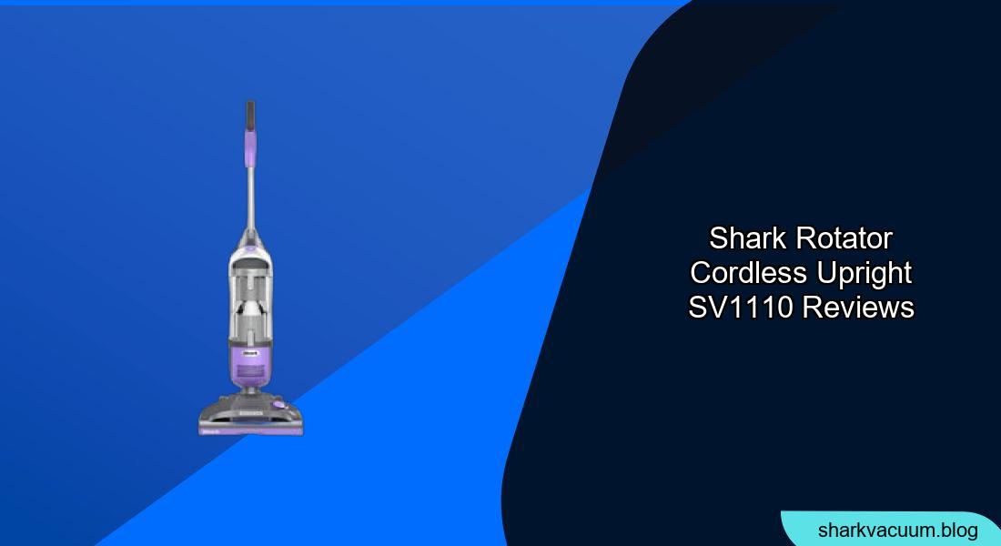 Shark Rotator Freestyle Cordless Upright SV1110 Review
