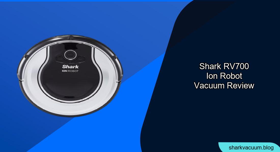 Shark RV700 ION Robot Vacuum Review - Shark Vacuum Hub