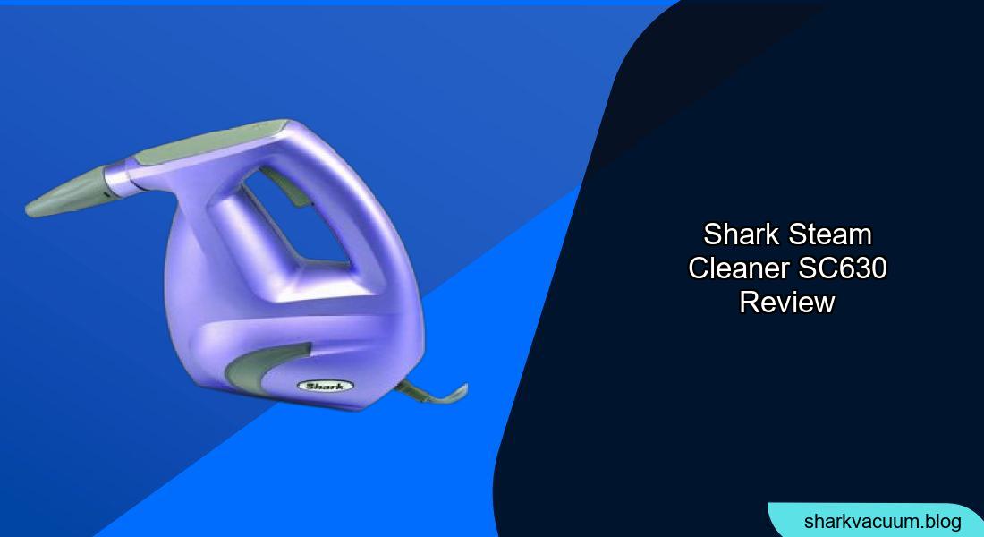 Shark Steam Cleaner SC630 Review